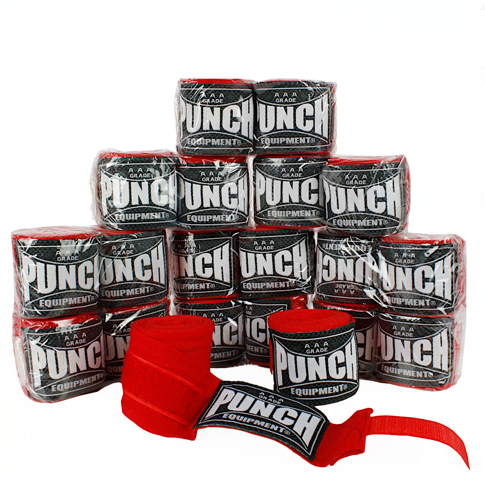punch-stretch-hand-wraps-pack-red - Ring Side Sports
